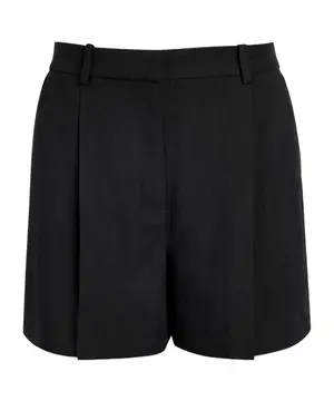 ANINE BING Belt Loop Shorts - Black