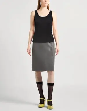 Burberry Solid Color Sleeveless T-shirt