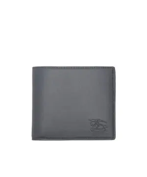 Burberry Pop Check Bifold Wallet - Wavy Blue