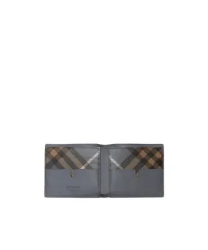 Burberry Pop Check Bifold Wallet
