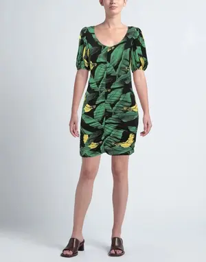 GANNI Floral-print Bodycon Dress