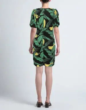 GANNI Floral-print Bodycon Dress