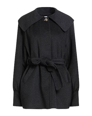 GANNI Simple Coat - Black