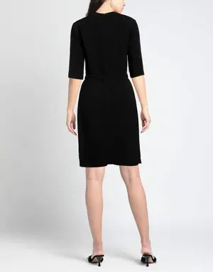Burberry Minimalist Solid Color Flare Skirt