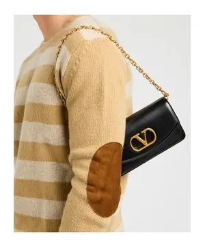 Valentino Garavani Vain Small Leather Shoulder Bag