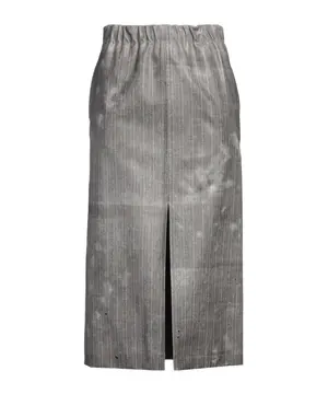 MAISON MARGIELA Herringbone Pencil Skirt - Gray