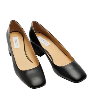 Gabriela Hearst Square Toe Block Heel Pumps