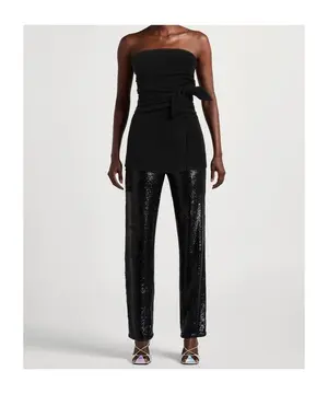 GANNI Bandeau Top With Gathered Detail