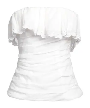Isabel Marant Étoile Sleeveless Ruched Top - White