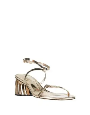 Farm Rio Metallic Leather Sandals