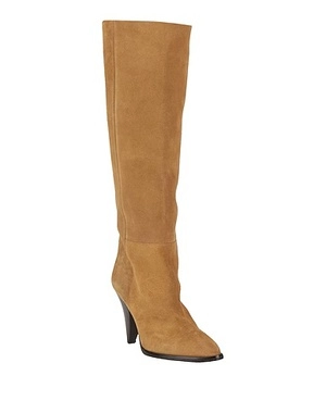 Isabel Marant Étoile Suede Cowboy Boots With Cone Heel