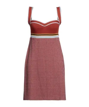 Marni Sleeveless Knitted Dress - Red