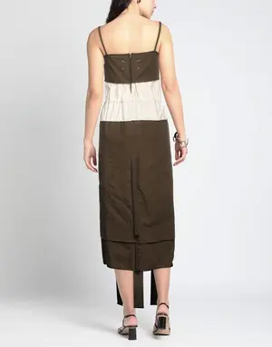 MAISON MARGIELA Sleeveless Flared Midi Dress