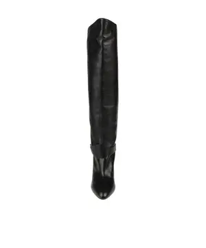 Isabel Marant Étoile Knee High Leather Boots With Buckle Detail
