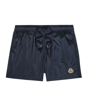 Moncler Logo Shell Swim Shorts - Black
