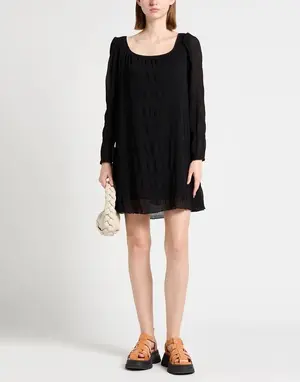 GANNI Long-sleeve Ruched Dress