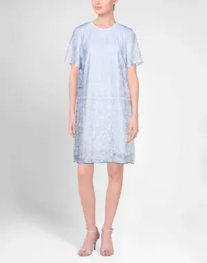 Burberry Floral Lace Short-sleeve Dress