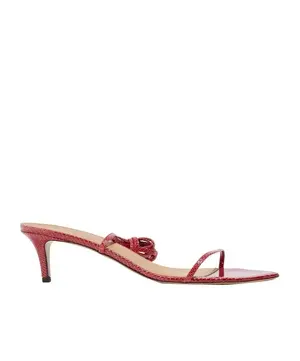 Isabel Marant Étoile Snake Effect Stiletto Sandals