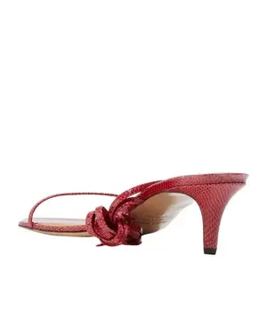 Isabel Marant Étoile Snake Effect Stiletto Sandals
