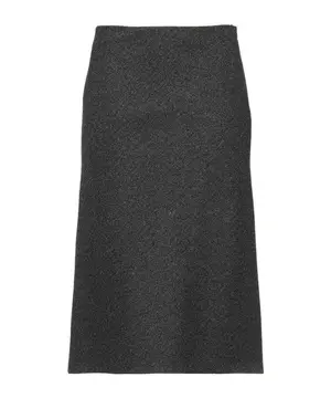 MAISON MARGIELA Herringbone Flannel Midi Skirt