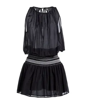 Tory Burch Color-block Sleeveless Dress - Black