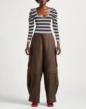 Farm Rio Striped Knit Long Sleeve Top