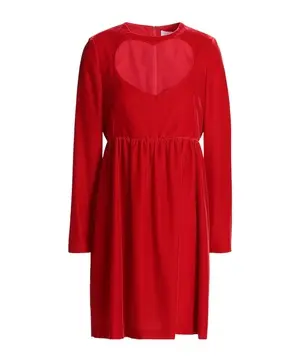 Chloé Velvet Waist-tied Dress