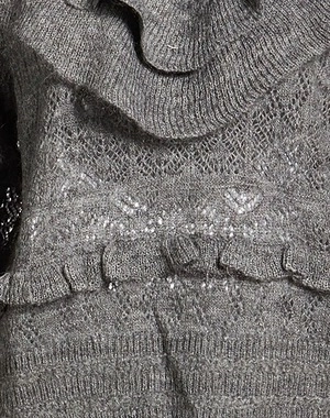 Farm Rio Grey Knitted Sweater