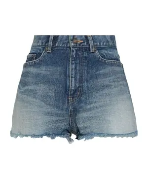 Saint Laurent Denim Shorts