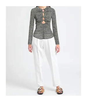 Isabel Marant Étoile Floral-print Gathered V-neck Long-sleeve Top