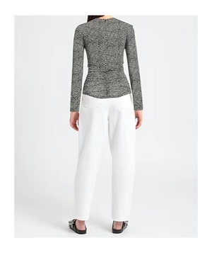 Isabel Marant Étoile Floral-print Gathered V-neck Long-sleeve Top