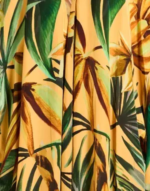 Farm Rio Long Patterned V-neck Jacket