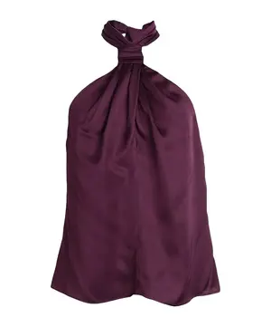 MAXCO. Halter Neck Pleated Top
