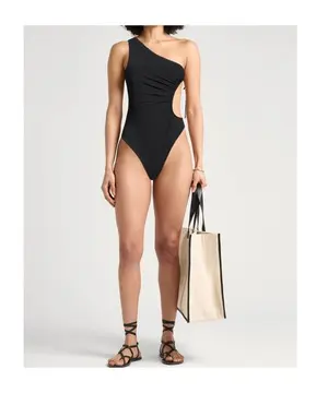 Saint Laurent One-shoulder One-piece Swimsuit
