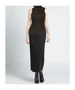 GANNI High-neck Knit Top