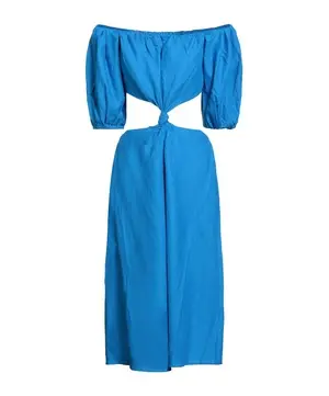 Farm Rio Hollow-out Dress - Blue