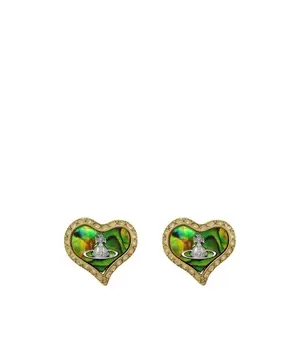 VIVIENNE WESTWOOD Heart-shaped Stud Earrings
