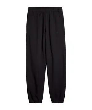 ANINE BING Karter Logo-embroidered Cotton Sweatpants - Black