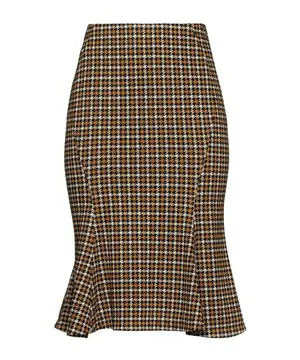 MARNI Houndstooth Flared Skirt