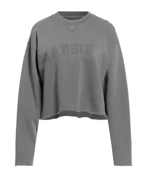 MAISON MARGIELA Solid Color Crew Neck Sweatshirt - Gray