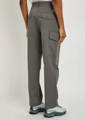 Moncler Stretch-cotton Cargo Trousers