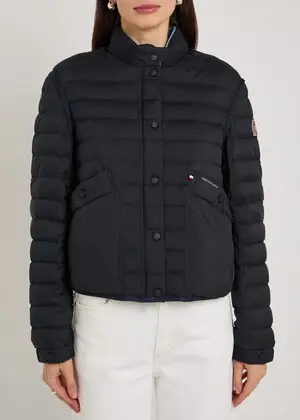Moncler Padded Shell Bomber Jacket - Black