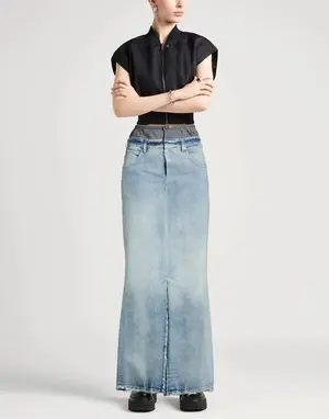 MAISON MARGIELA Light Wash Denim Umbrella Skirt