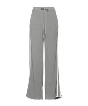 MAISON MARGIELA Minimalist Solid Color Knitted Casual Pants - Gray