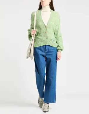 Farm Rio Solid Color Knit Cardigan