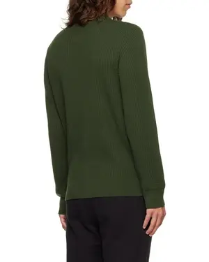 Stone Island Logo-patch Ribbed Jumper