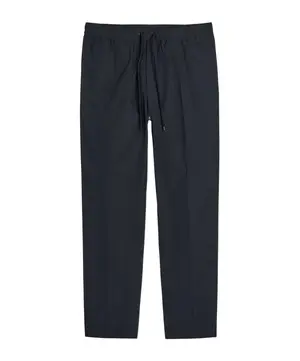 Moncler Tapered-leg Shell Trousers - Black