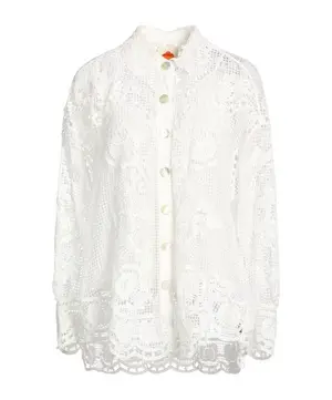 Farm Rio Lace Long Sleeve Shirt
