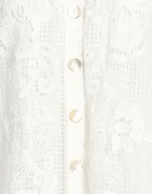 Farm Rio Lace Long Sleeve Shirt