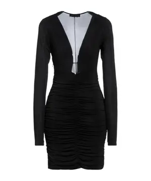 Isabel Marant Étoile Long Sleeve Deep V Neckline Mini Dress